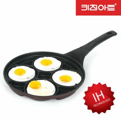 키친아트 금상첨화 IH인덕션 4구 멀티 에그팬 27cm - SSG.COM