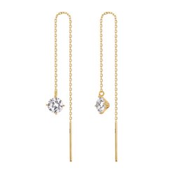 [골드팡] 18k 스파클링 롱귀걸이 - SSG.COM