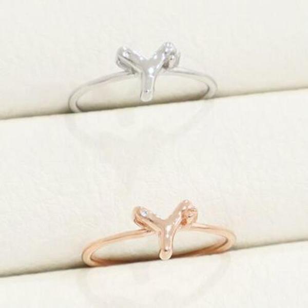 여자 와이 컷팅 데일리 레이어드 싱글 실버925 반지 - SSG.COM