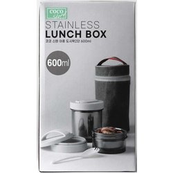 스텐 이중 도시락2단 600ml - SSG.COM