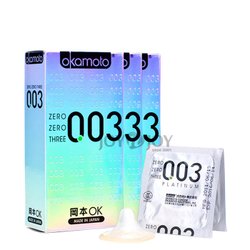 오카모토 0.03mm 제로제로쓰리 초박형 콘돔 3박스 30P - SSG.COM