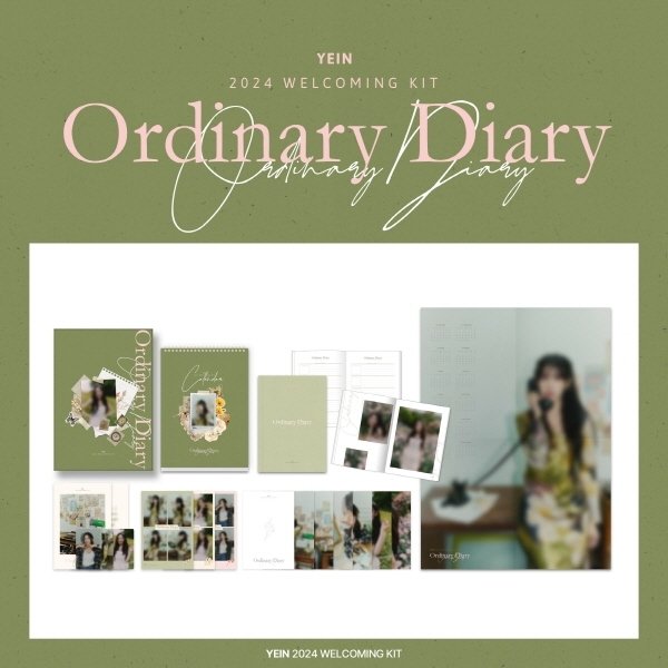 [etc]정예인 (Yein) - 2024 웰커밍키트 [Ordinary Diary] / Yein - 2024 Welcoming Kit [Ordinary Diary] {01/ ...