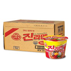 [오뚜기] 진라면 매운맛 컵라면 110g X 12개 (1BOX/실온보관) - SSG.COM