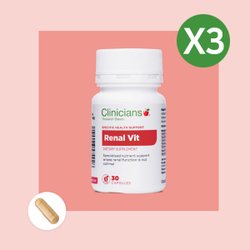 클리니션스 레날 비타민 멀티비타민 30정 X3 - SSG.COM