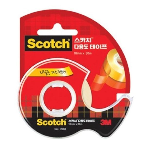 3M 583 041767 스카치 다용도 테이프 18mmx30m_WAD3500 - SSG.COM