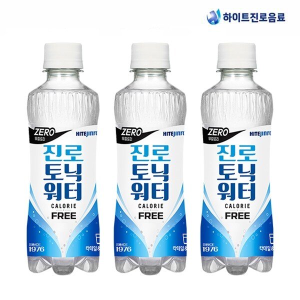 (G) 하이트진로 진로 토닉워터 제로 300ml x 24pet - SSG.COM