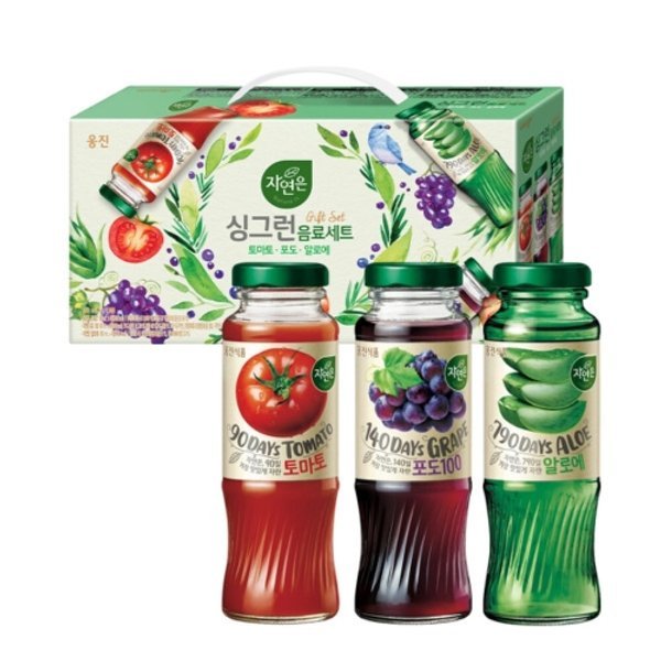 웅진 자연은싱그런음료세트 180mL 12병 - SSG.COM
