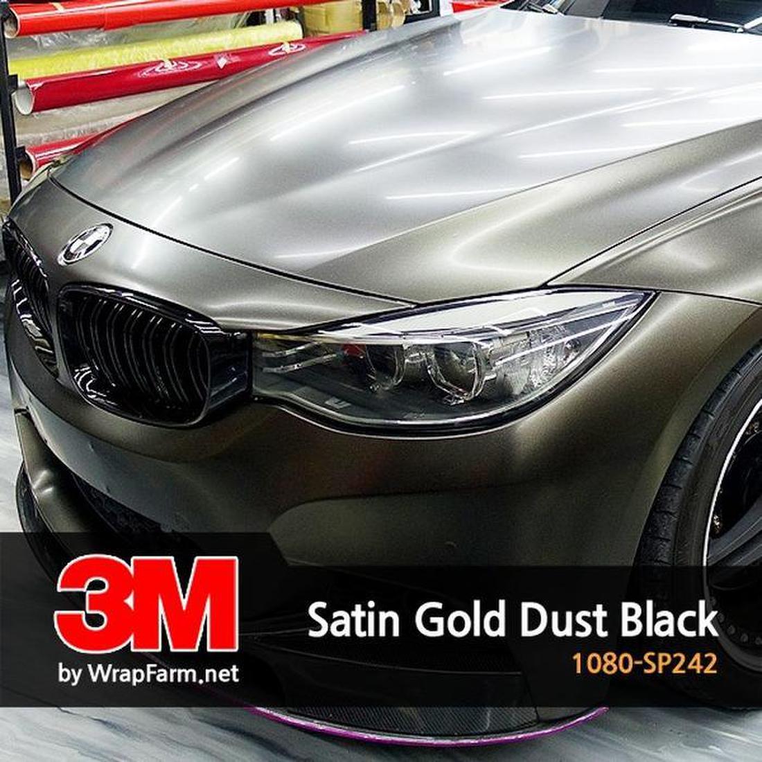 3M [2080-SP242] 사틴 골드 더스트블랙 반광 차량 셀프 랩핑 PPF 카스킨 생활보 (S2740721), 믿고 사는 ...