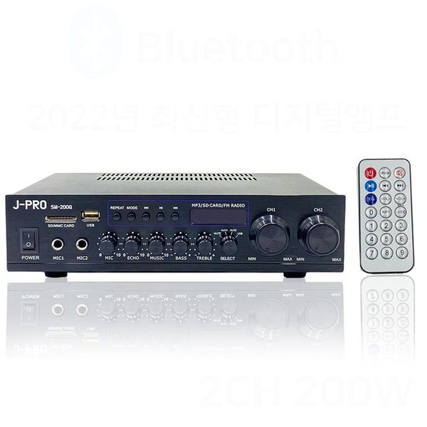 인티앰프 앰프 J-PRO 블루투스 SM-200Q 200W - SSG.COM