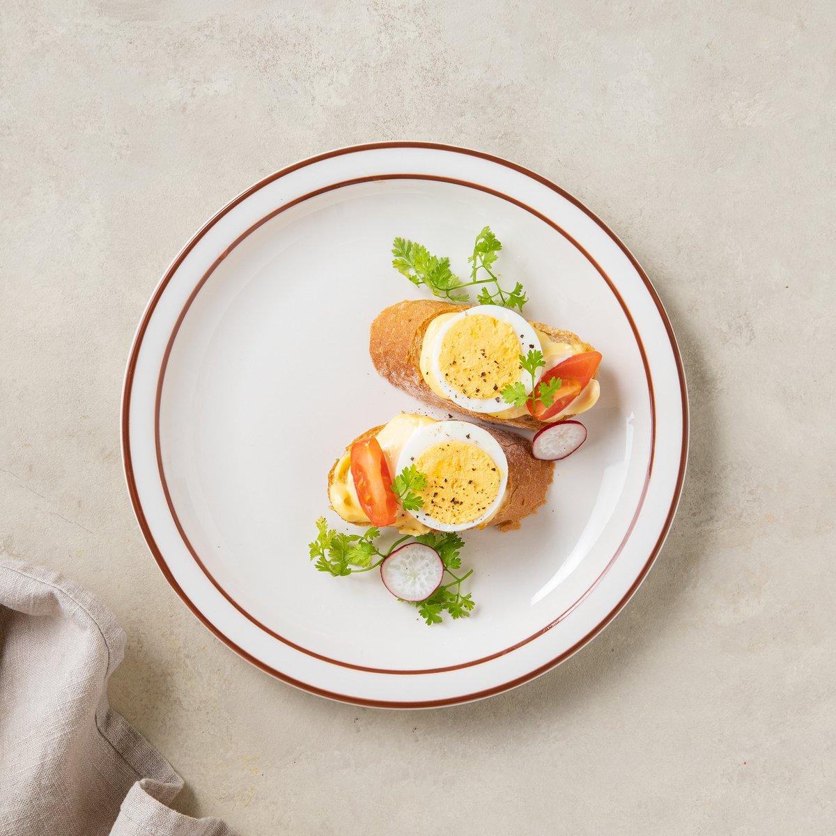 브라운 빈티지 접시(대) 22cm - SSG.COM