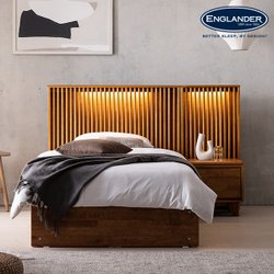 휘트니 4단 원목 수납 침대(DH 본넬스프링 서포트 매트-SS) - SSG.COM