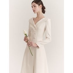 Off-Shoulder Jacket One-piece (Cream) - SSG.COM