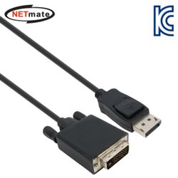 강원전자 넷메이트 (Black) DisplayPort to DVI 케이블 1.8m DC-D4 - SSG.COM
