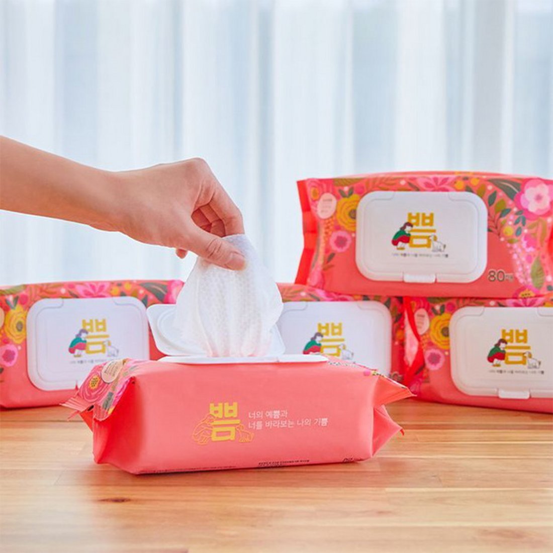 강아지 고양이 애견 쁨 물티슈 80매 -꾸미까, 믿고 사는 즐거움 SSG.COM