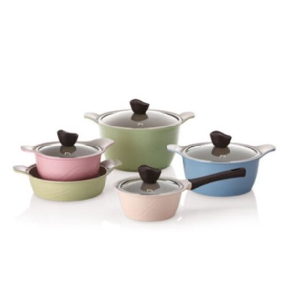 PN풍년 포시아D 올라IH 5종 파스텔톤 프리미엄 인덕션 주물 코팅냄비 - SSG.COM
