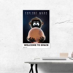 [Mono Mars] 모노마스 화성 포스터 - SSG.COM