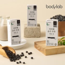 바디랩 서리태 순수두유 99.9 190ml 24팩 x 4박스(총 96팩)/국산콩 무가당두유 - SSG.COM
