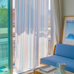 빈티지 스트라이프 소다 커튼 3size - SSG.COM