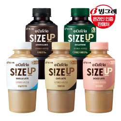 빙그레 아카페라 사이즈업 4종 350mlx20펫 /커피음료 - SSG.COM