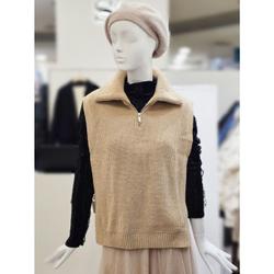 SI 세이브존01 루즈핏 집업카라 니트 베스트 SF-V2925-0 (S12345446) - SSG.COM