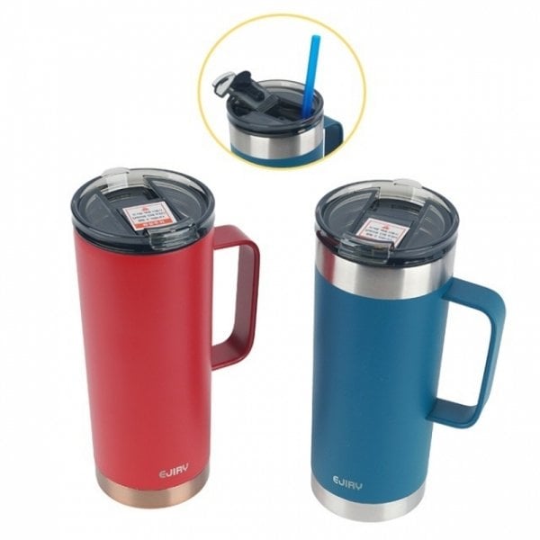 밀폐뚜껑 손잡이 텀블러 커피컵 테이크아웃 600mL - SSG.COM