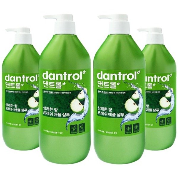 댄트롤 프레쉬 애플 샴푸 820ml 4개 - SSG.COM