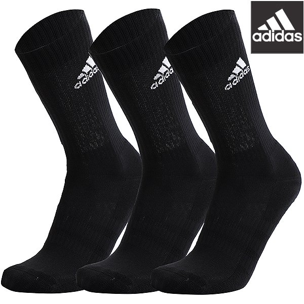 [정품] 아디다스 쿠션 크루 삭스 3팩 (DZ9357) - SSG.COM
