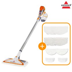 비쎌 슬림 스팀청소기 PLUS 패키지 (화이트오렌지+정품걸레8P) - SSG.COM