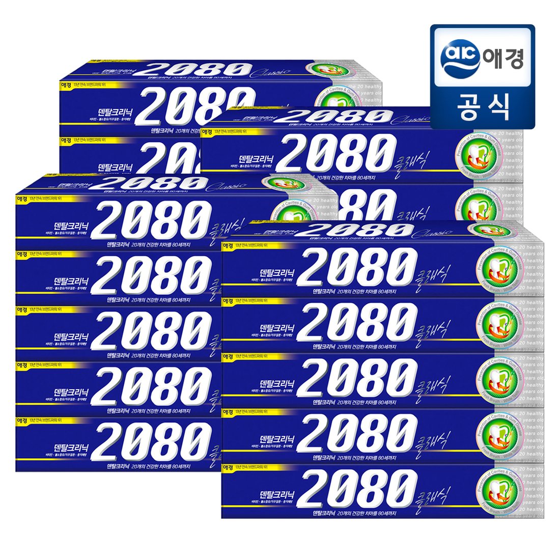 ★5%쿠폰必★2080 클래식 치약 170g x 20개, 믿고 사는 즐거움 SSG.COM