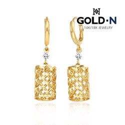 [골드앤] 18K 허니칩스 귀걸이 - SSG.COM