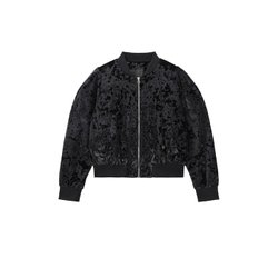 Rose bomber jumper_black - SSG.COM
