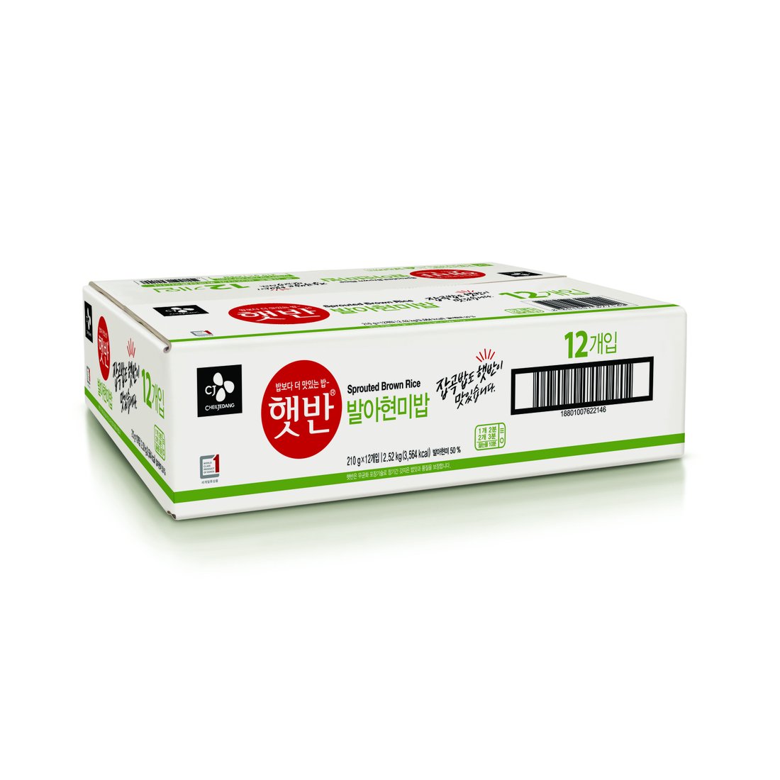 CJ 햇반 발아현미밥 12개입 (210gX12), 신세계적 쇼핑포털 SSG.COM
