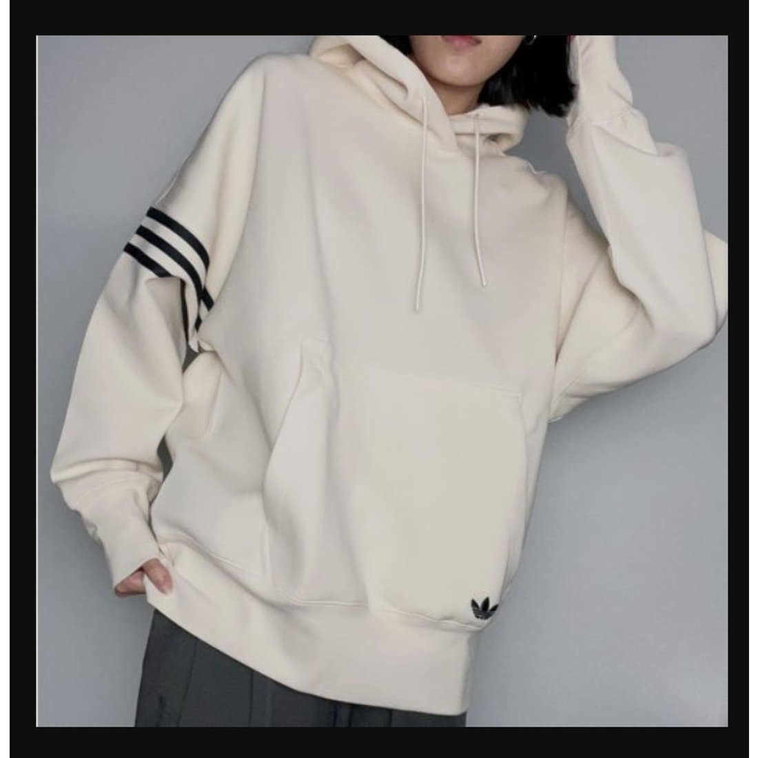 [남녀공용] NEUCLASSICS 후디 HM1870 아디다스오리지널 남성 여성 오버핏 데일리 후드티 와이드핏 후드 트레이닝복 ...