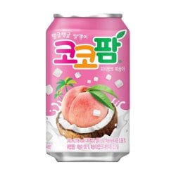 코코팜 피치핑크 복숭아 340ml 24입 - SSG.COM
