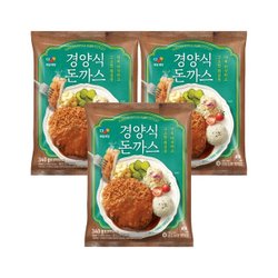 CJ 경양식 돈까스 340g x3개 - SSG.COM