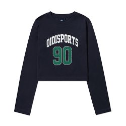90S CROP L/S T-SHIRT 90S_NAVY - SSG.COM