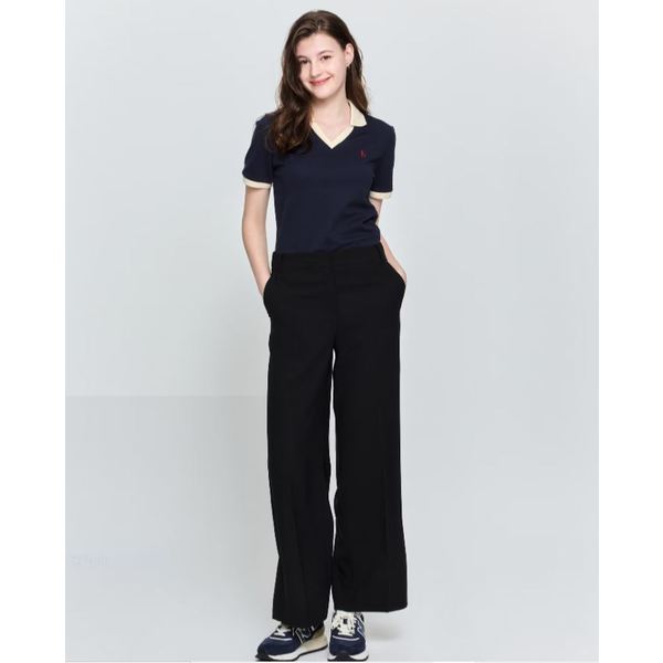 [25SS][SET-UP] 폴리혼방 여름 세미와이드 슬랙스 (HSPA-5B391) - SSG.COM