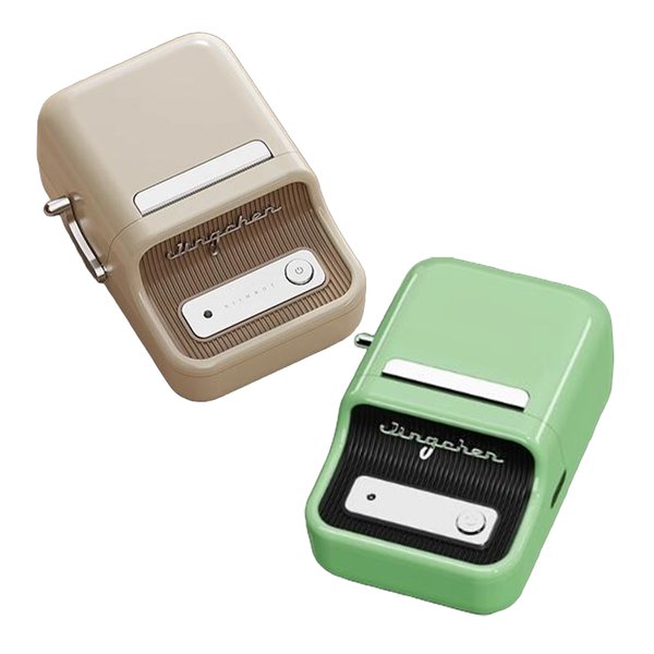 NIIMBOT B21 PRO 다용도 무선 300 DPI 레트로 디자인 네입 라벨 프린터기 (50x30mm 라벨지 증정 ...