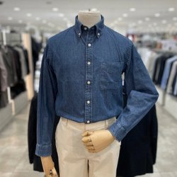 S/S 데님 캐주얼 셔츠_AAF1WC1101_BL - SSG.COM