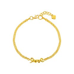 여자 순금 팔찌 체인 러브 하트 24K 3.75g 18K장식 - SSG.COM