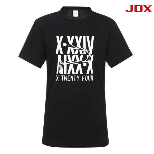 [JDX] 공용 로고그래픽 라운드 티셔츠(X2SMTSU32BK) - SSG.COM