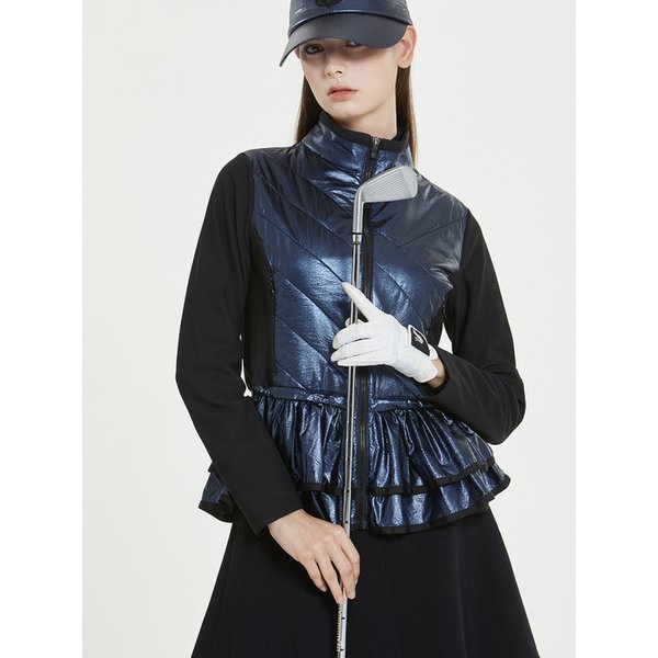 JC705 샤인크롬엘 패딩 쟈켓_NAVY - SSG.COM