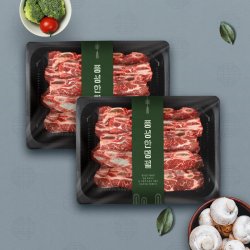 [냉동][웰던푸드] 미국산 초이스 블랙앵거스 LA갈비 2kg (1kg x 2팩) - SSG.COM