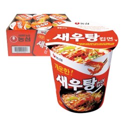 농심 새우탕 컵 67g 6입 - SSG.COM