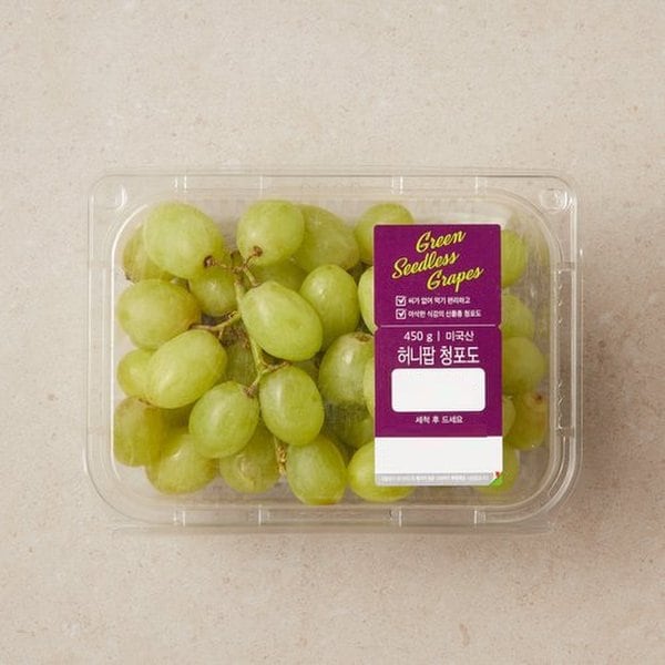 미국산 허니팝 청포도 450g 팩 - SSG.COM