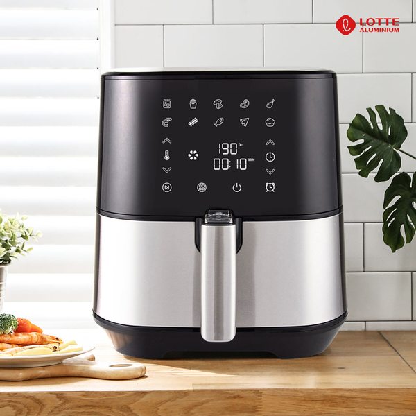 [롯데] 스텐바스켓 5L 에어프라이어 LSF827 / 저소음 사각바스켓 스텐304 (예약판매) - SSG.COM