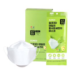 KF-80 미세먼지 황사 마스크 30매 화이트 대형플러스 - SSG.COM