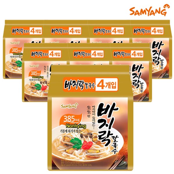 삼양 바지락 칼국수 111g X 32봉 - SSG.COM