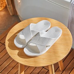 [모던하우스] 크로스 EVA 원마일 슬리퍼 크림 - SSG.COM