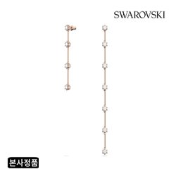 [본사정품/쇼핑백증정] Constella 화이트 로즈골드 비대칭 귀걸이 5609707, 믿고 사는 즐거움 SSG.COM